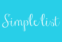 Simple List - Mobile App Design - c.sion // graphic design
