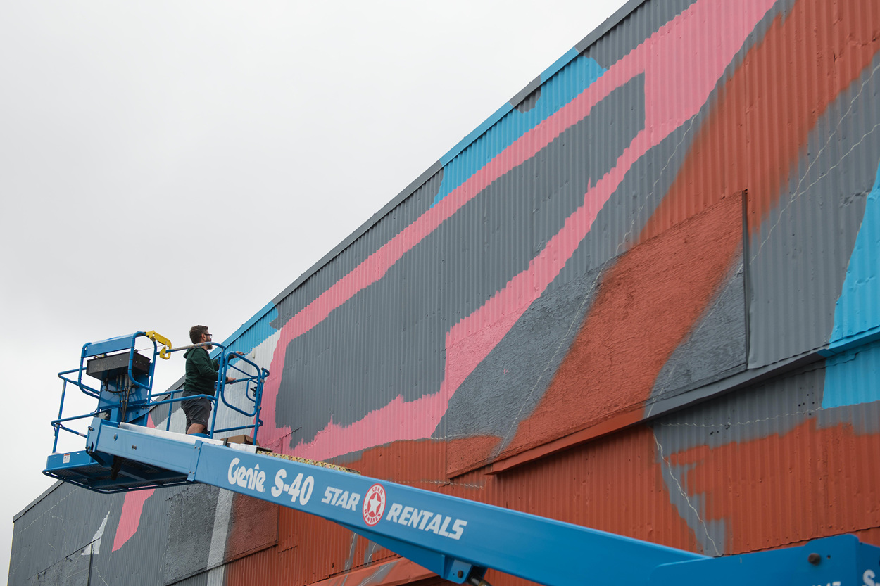 MURAL FOR SODO TRACK, SEATTLE - Saddo