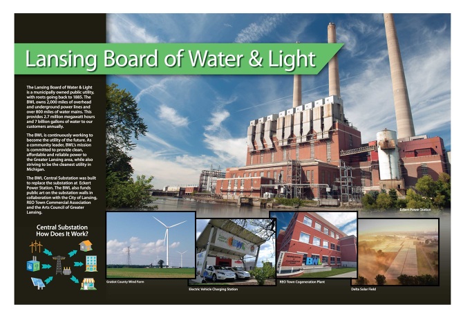 Lansing Board of Water & Light - Signage & Graphic Arts Portfolio