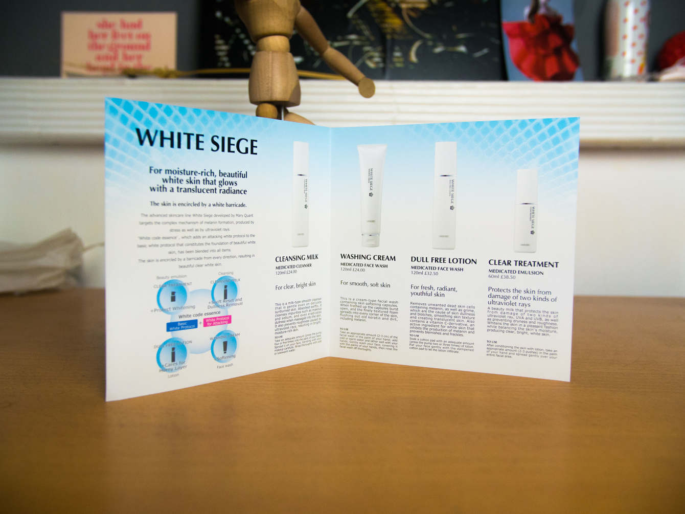 beauty products leaflets - Valeria Romeo