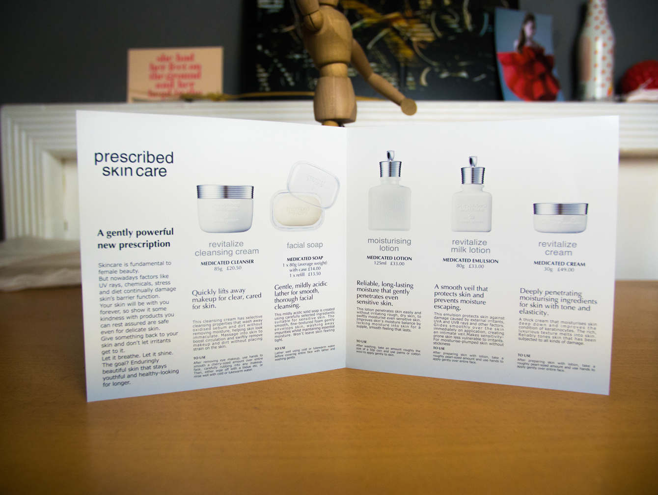 beauty products leaflets - Valeria Romeo