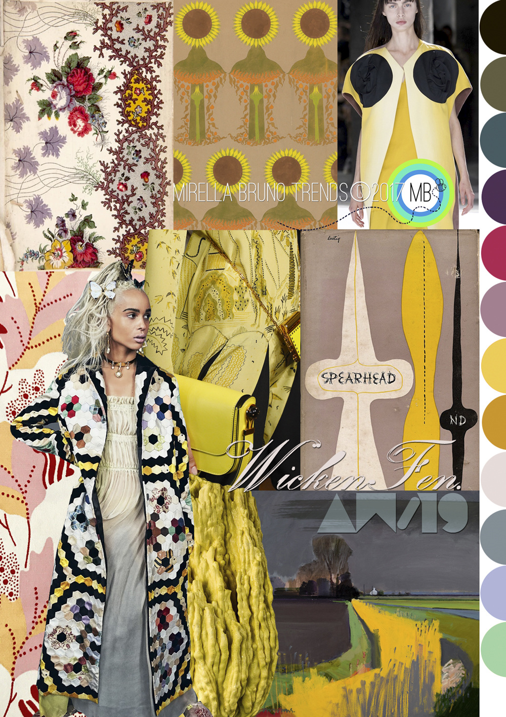 Wicken Fen AW/19 - Mirella Bruno Print Pattern and Trend Designs.