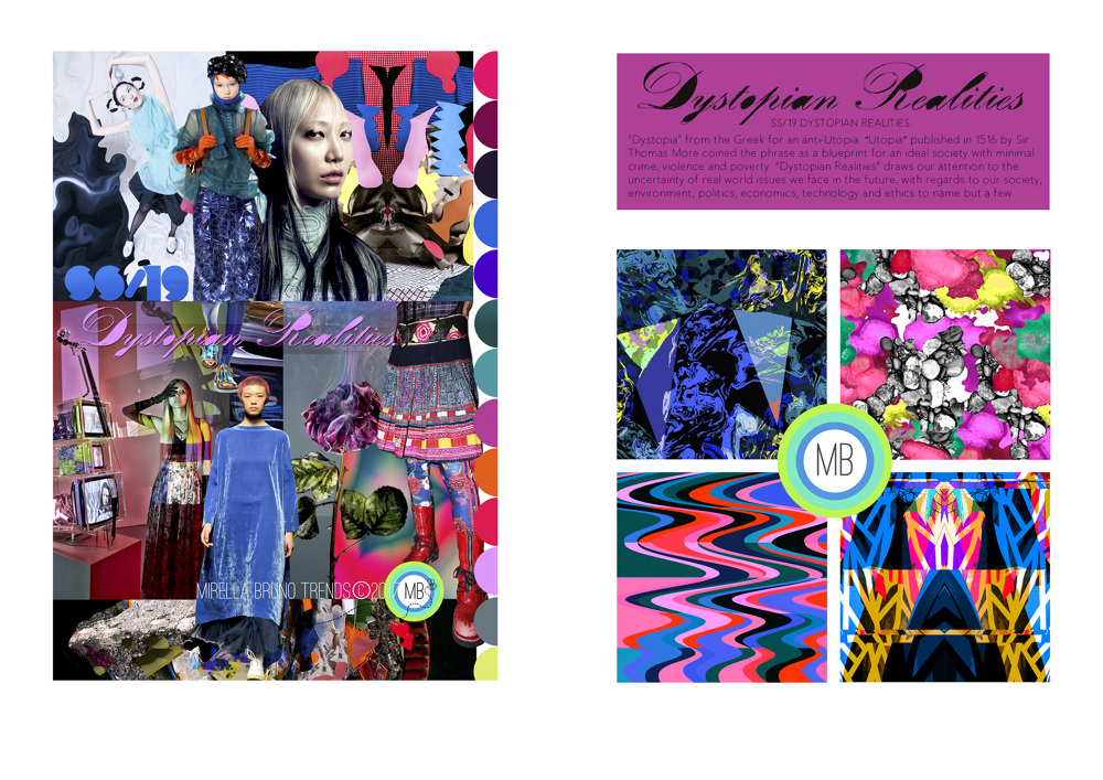 Dystopian Realities SS/19 - Mirella Bruno Print Pattern and Trend Designs.