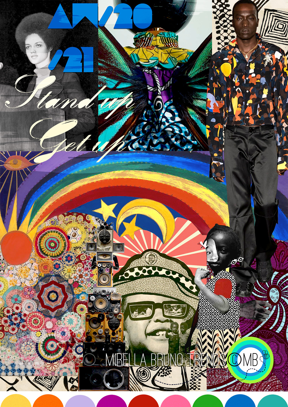 Stand Up Get Up AW/20/21 - Mirella Bruno Print Pattern and Trend Designs.