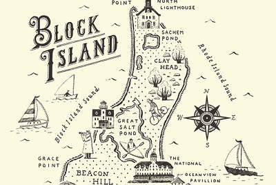Block Island Map - www.ryanorourke.com