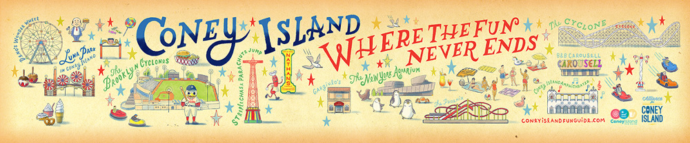Coney Island Map Project - www.ryanorourke.com