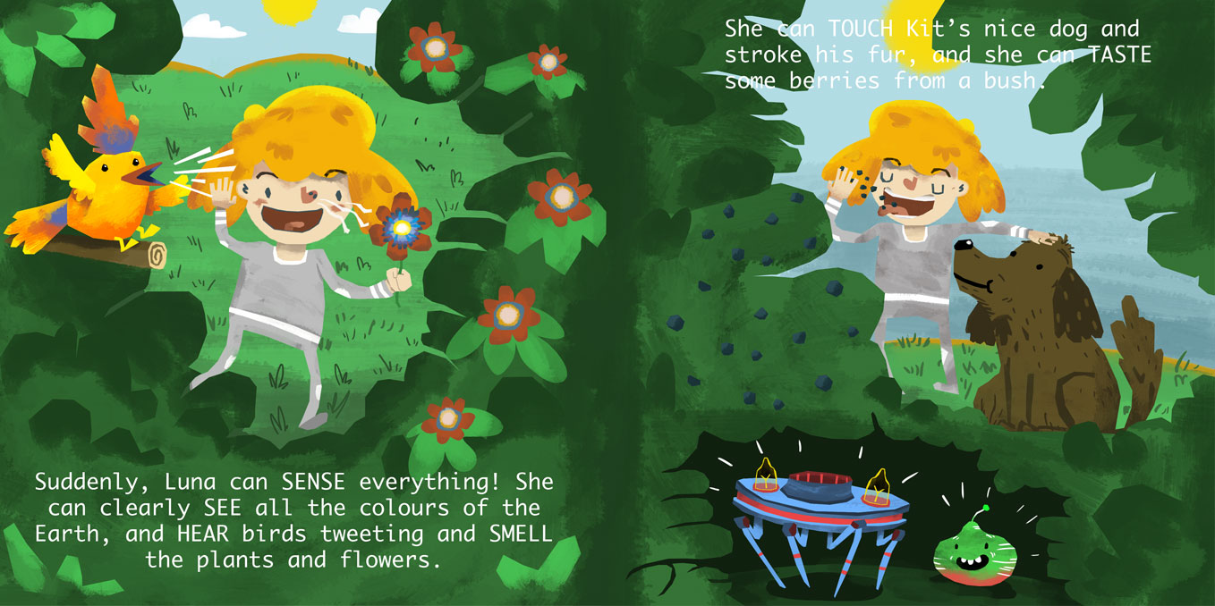 Luna and the Five Senses - Arthur Hamer Design