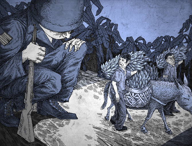 1954 Guatemalan Coup - Barry Bruner Illustration