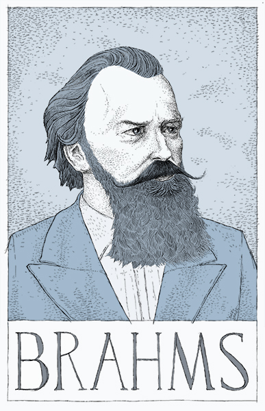 Brahms - Barry Bruner Illustration