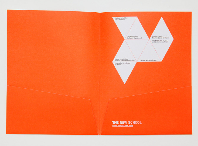 The New School / Orientation Folder - Jada Vogt