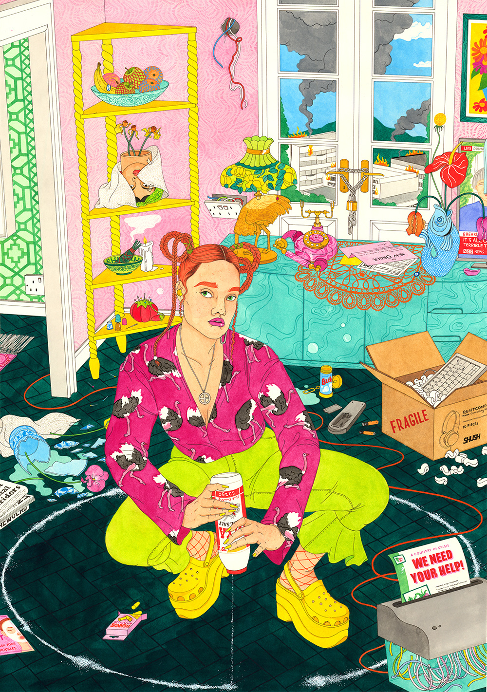 Panophobia - Laura Callaghan Illustration