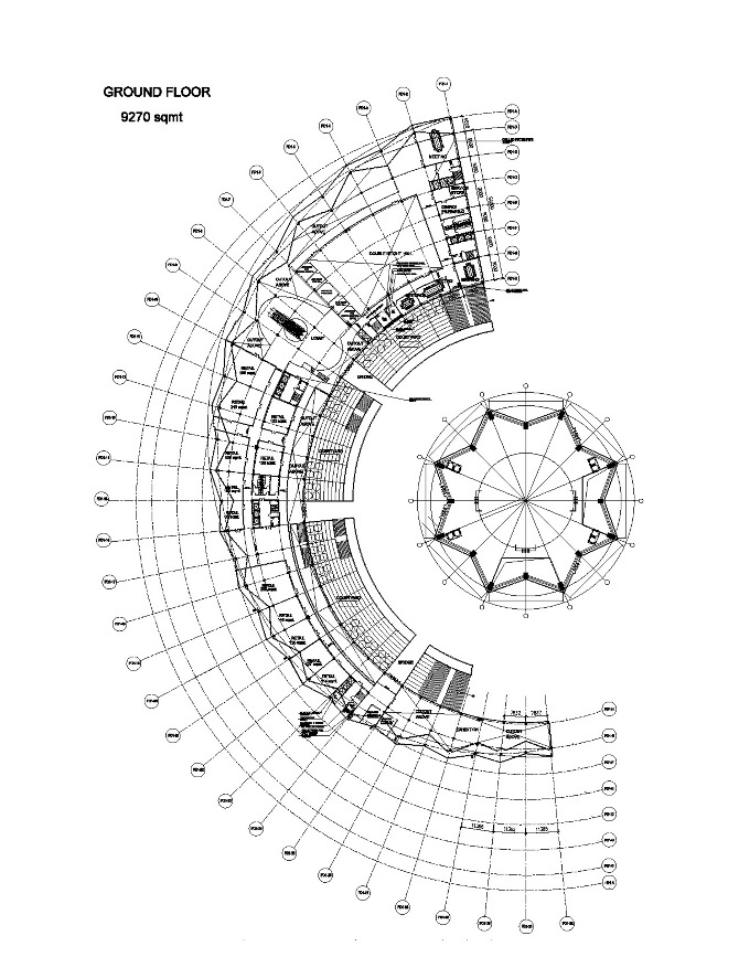 Daimond Tower Schematic Drawings - Ayisha Verma
