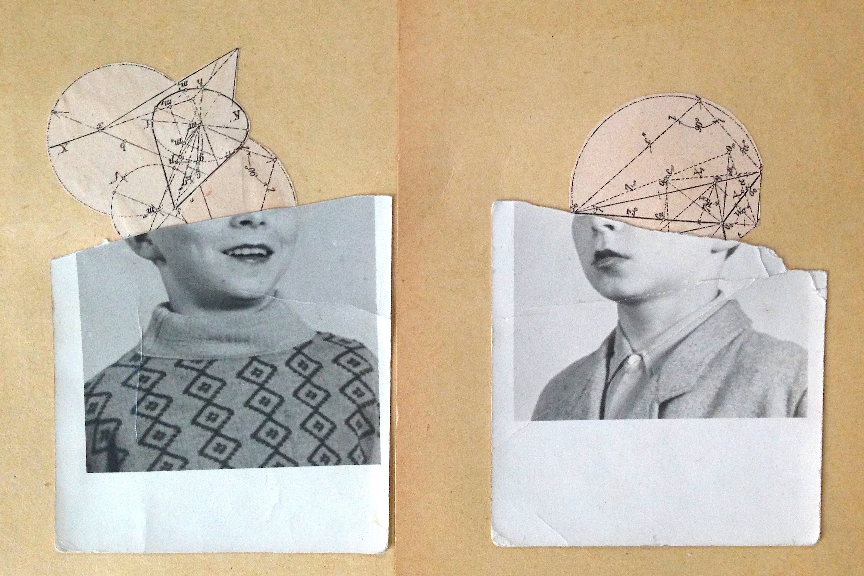 Handmade Collages - But Who Or What Are We Dealing With