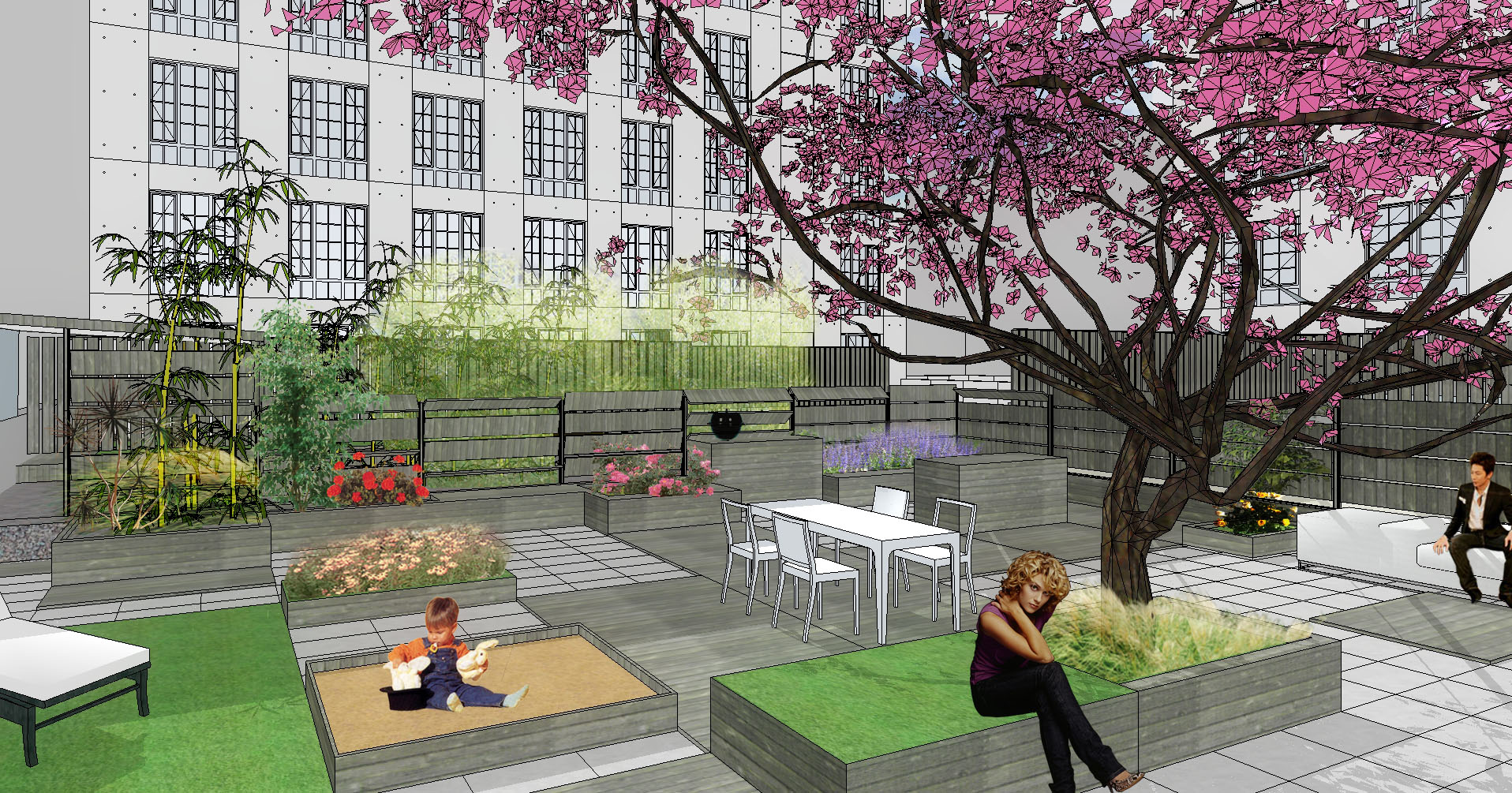 205 Water St. Courtyard Terraces - studio ESNAL