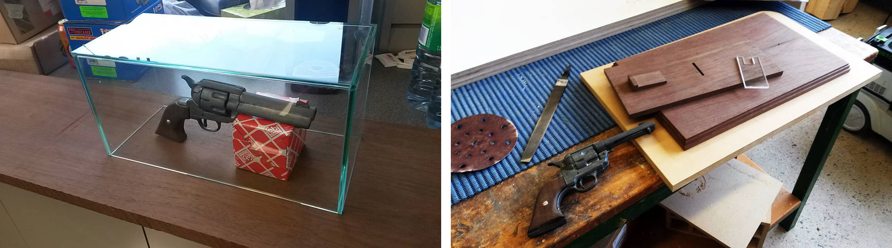 Custom Gun Display Case - makerbros.com