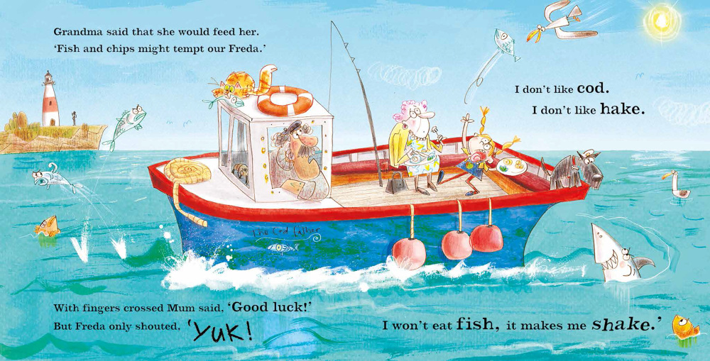 Fussy Freda - Fred Blunt Illustration