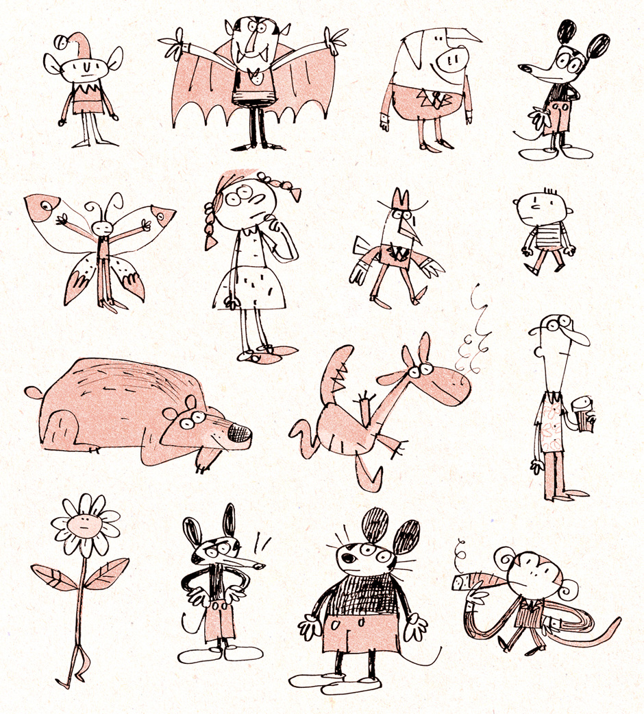 Characters - Fred Blunt Illustration