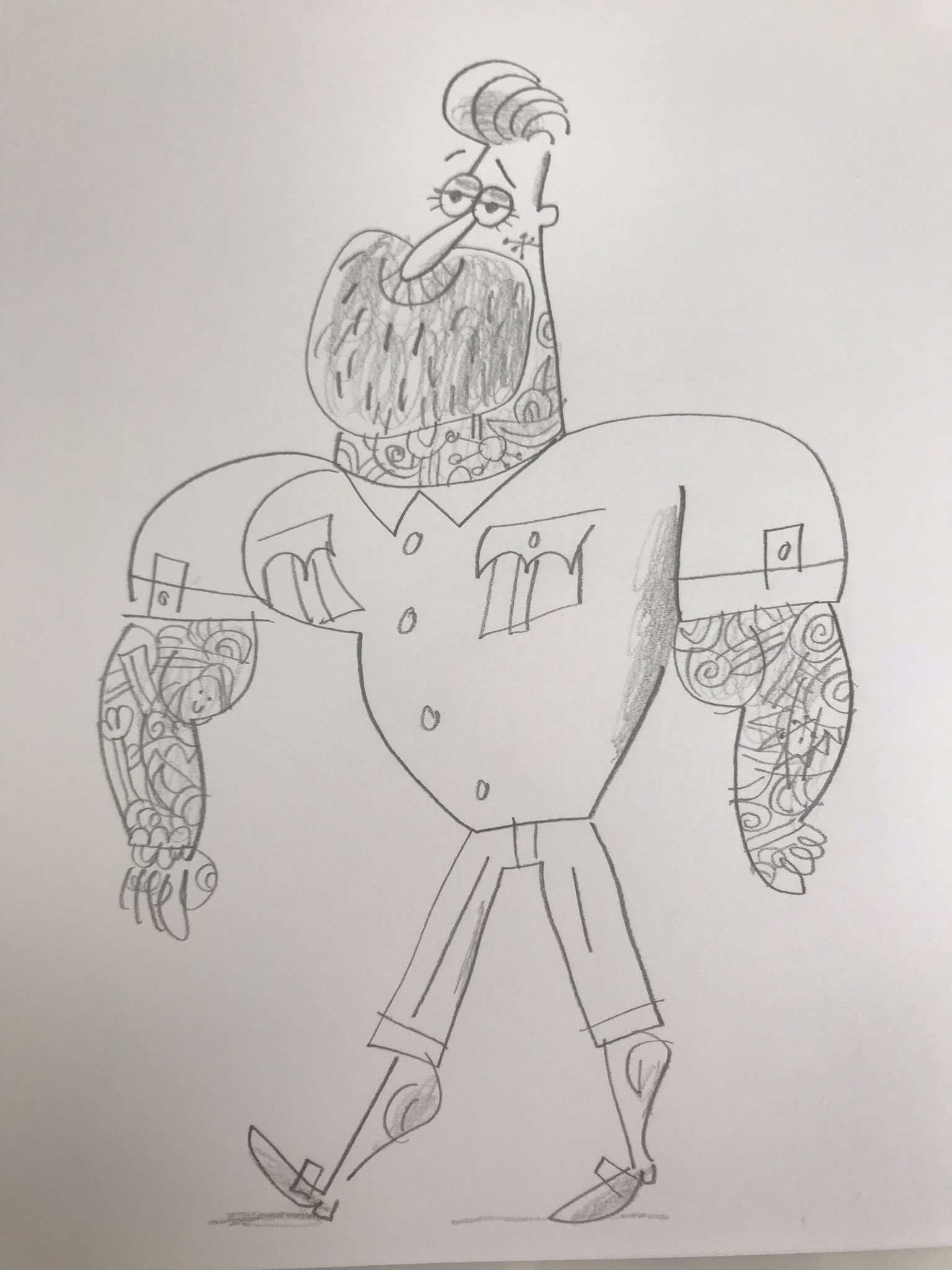 Characters - Fred Blunt Illustration