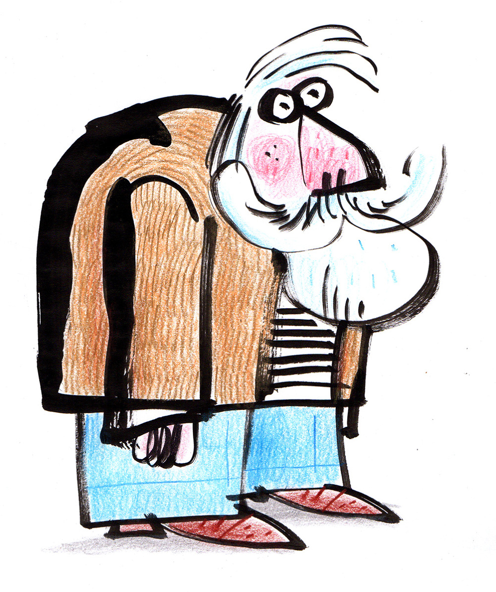 Characters - Fred Blunt Illustration