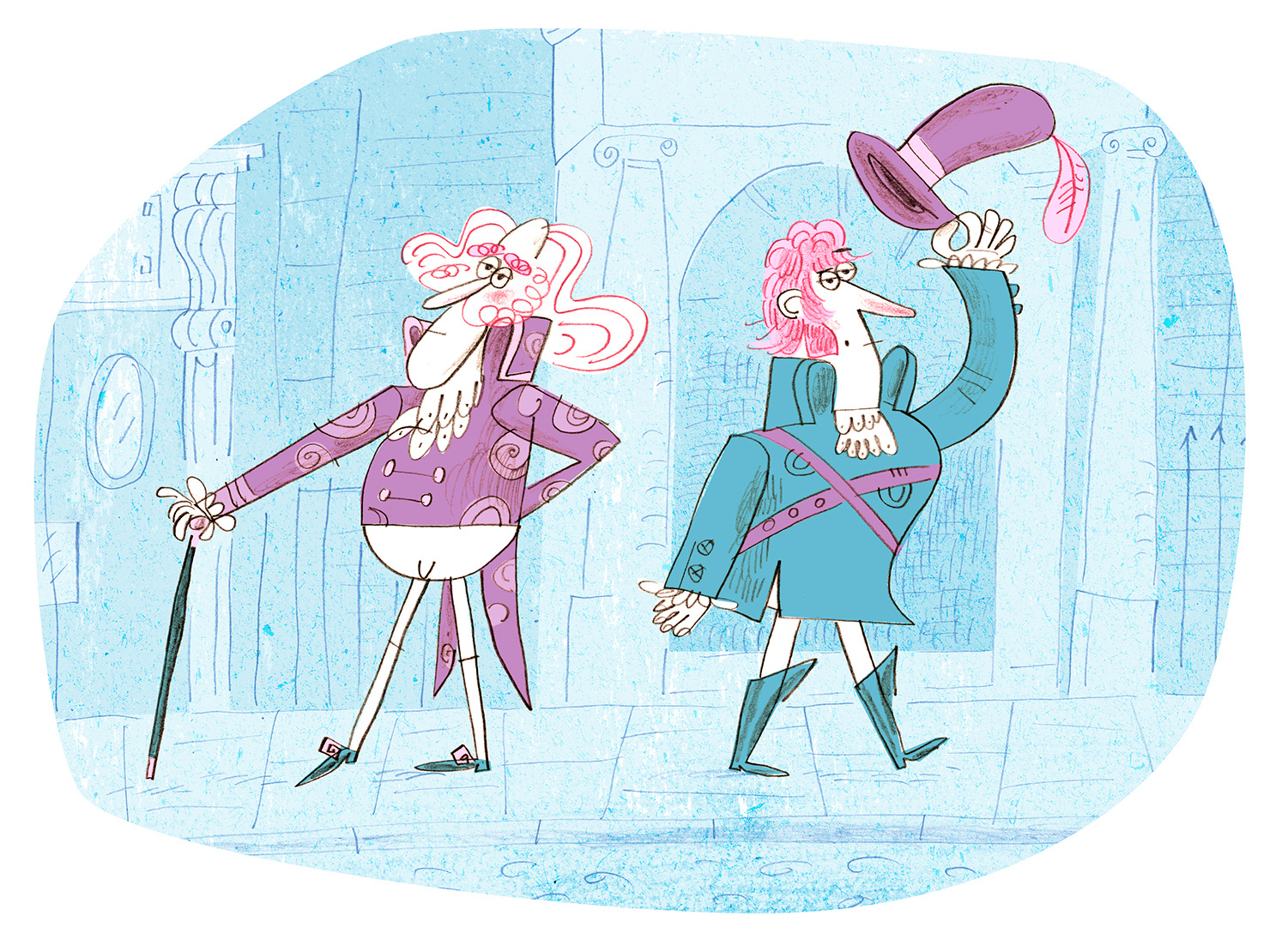 Characters - Fred Blunt Illustration