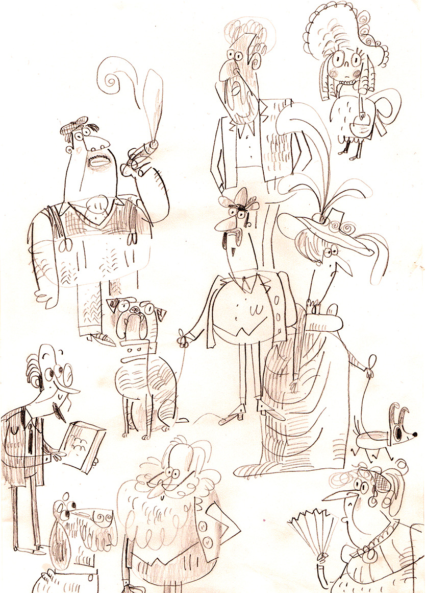 Characters - Fred Blunt Illustration