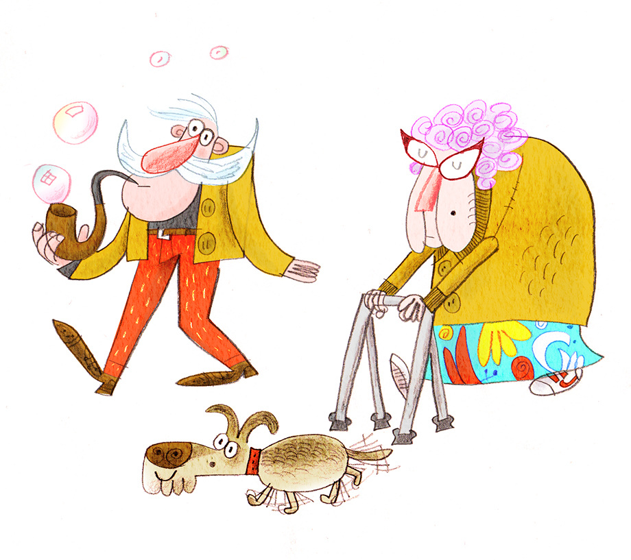 Characters - Fred Blunt Illustration