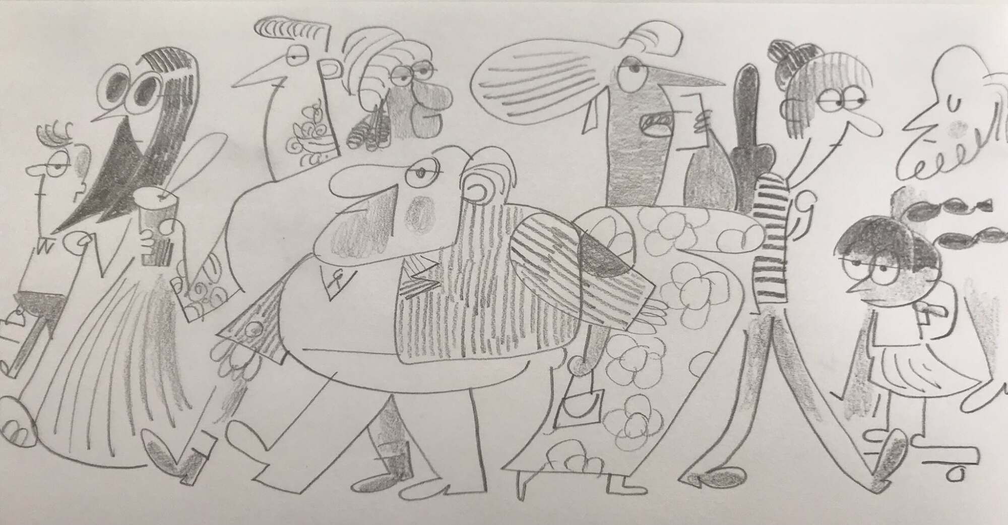 Doodle Gallery - Fred Blunt Illustration