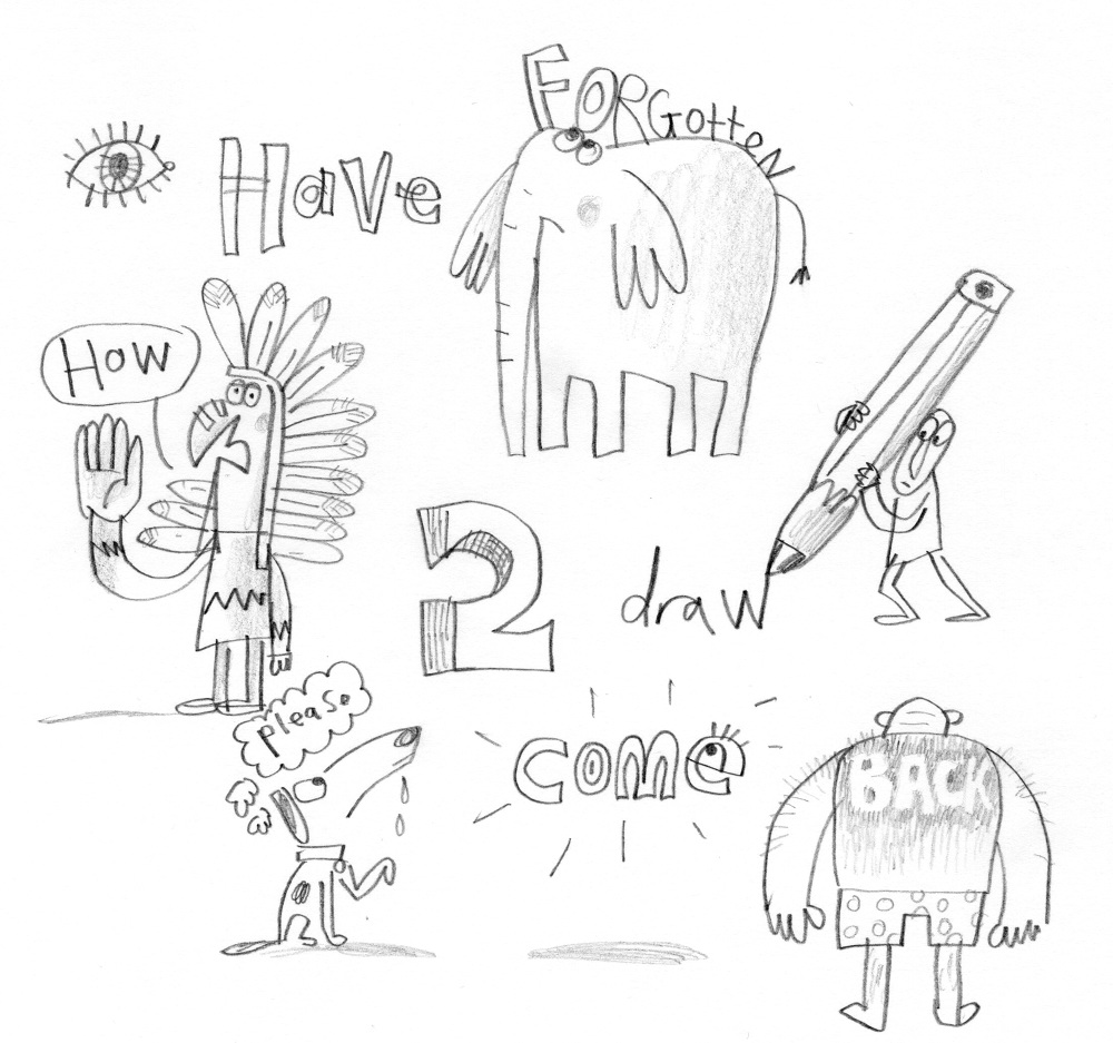 Doodle Gallery - Fred Blunt Illustration