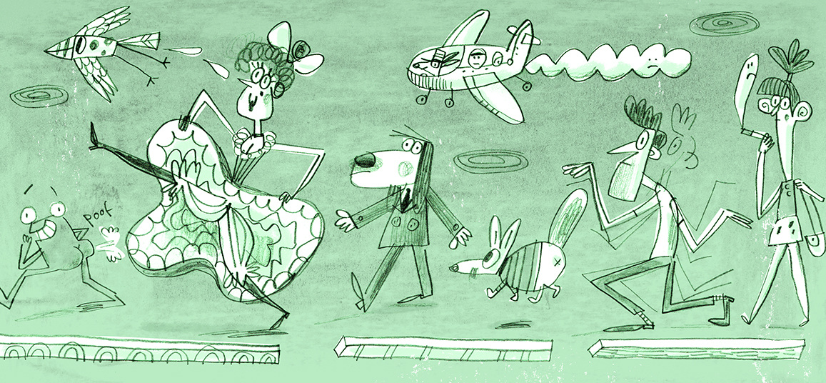 Doodle Gallery - Fred Blunt Illustration