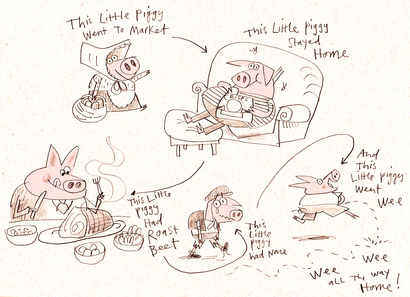 Doodle Gallery - Fred Blunt Illustration
