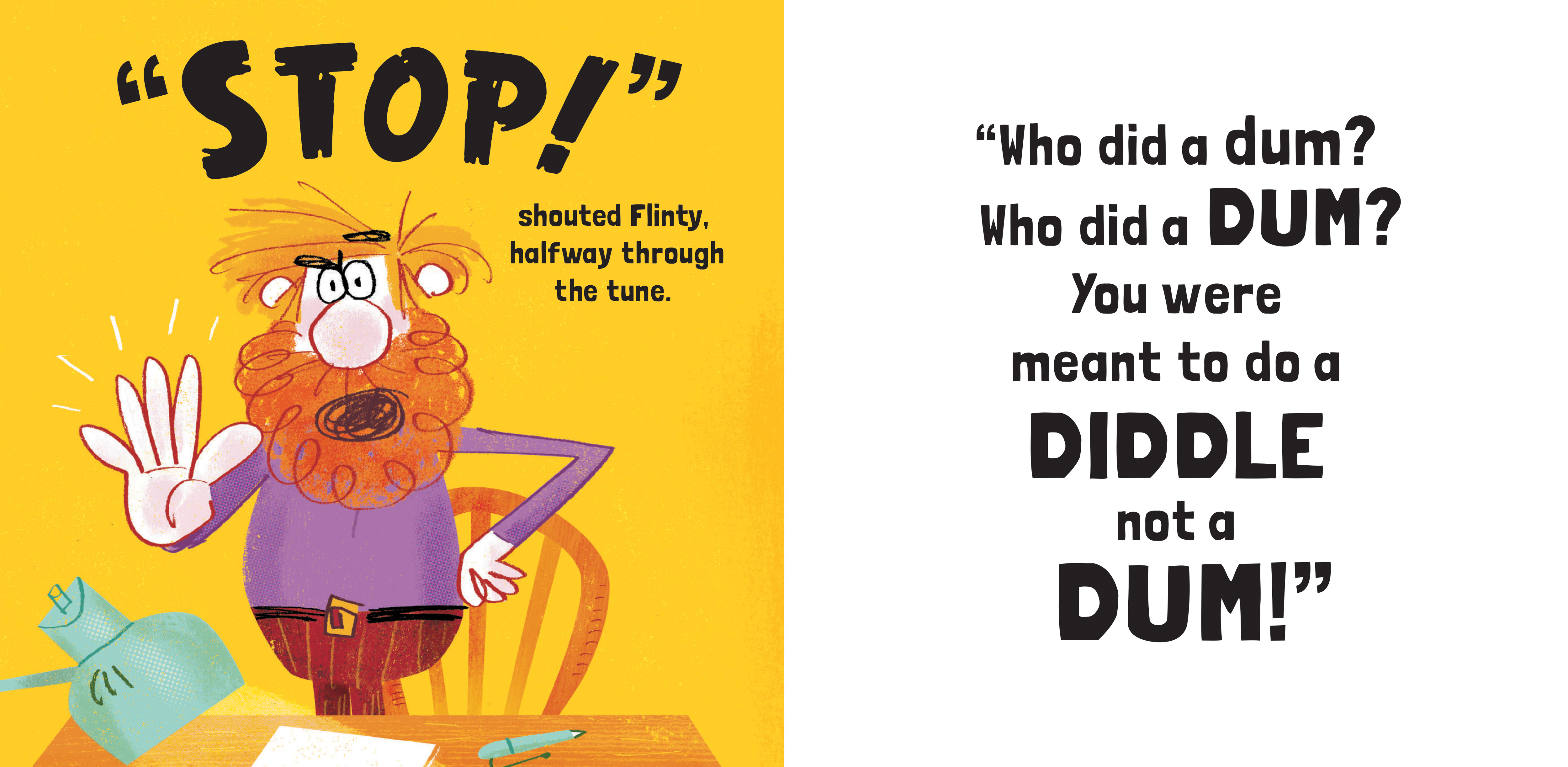 The Diddle That Dummed - Fred Blunt Illustration