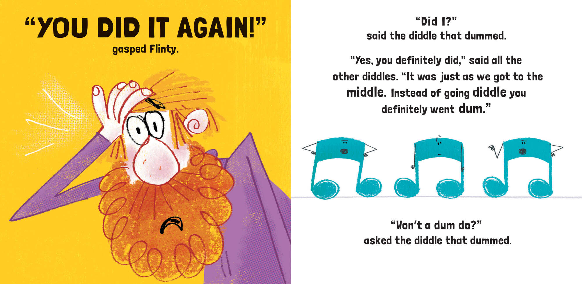 The Diddle That Dummed - Fred Blunt Illustration