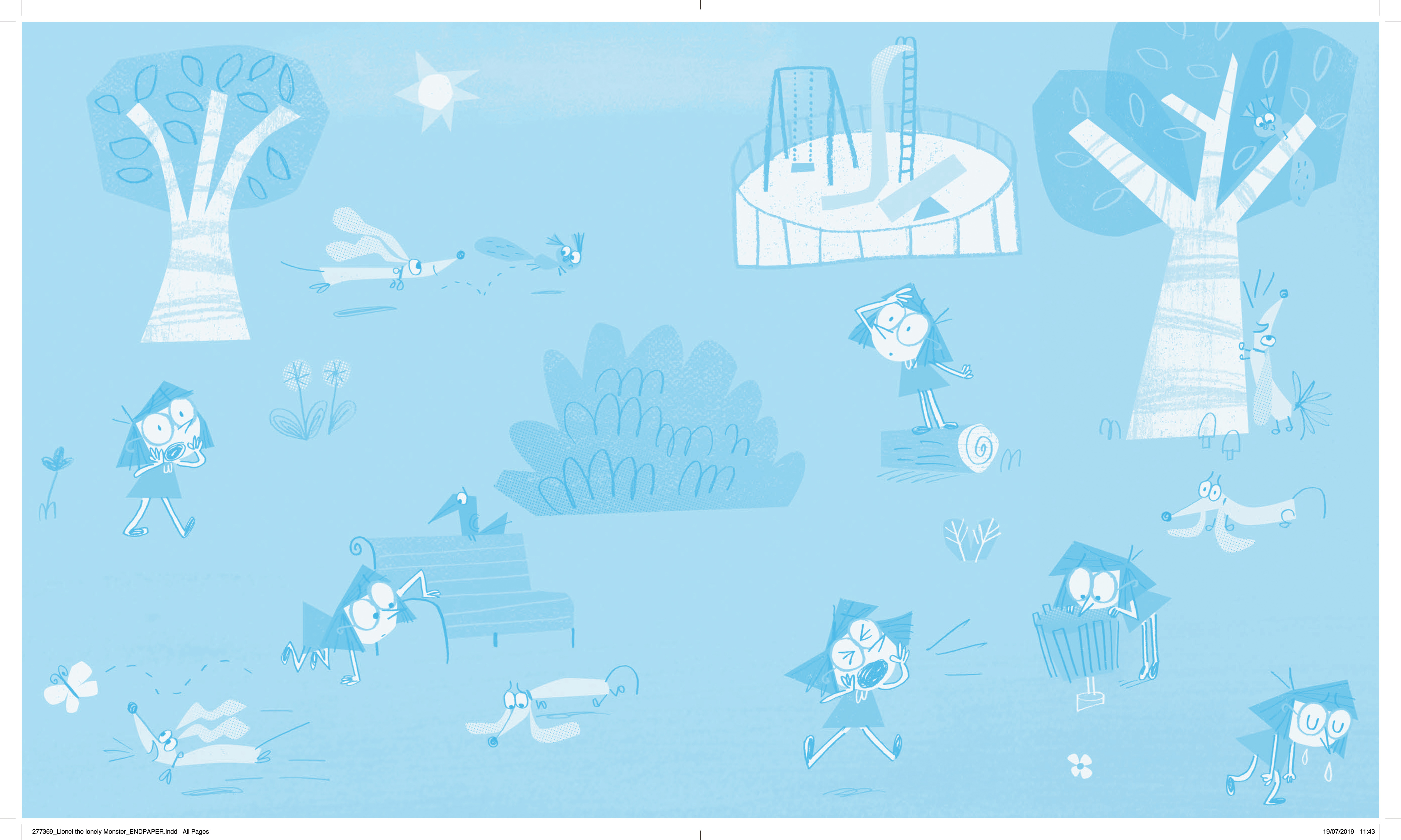 Lionel The Lonely Monster - Fred Blunt Illustration