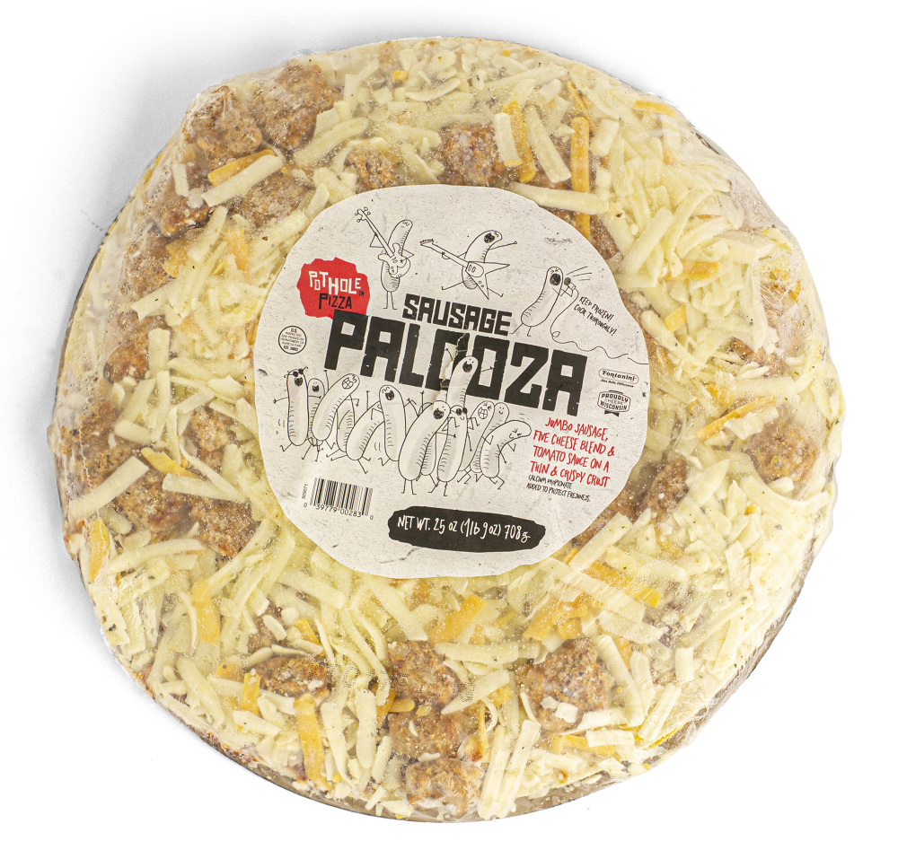 Kwik Trip PotHole Pizzas - Fred Blunt Illustration