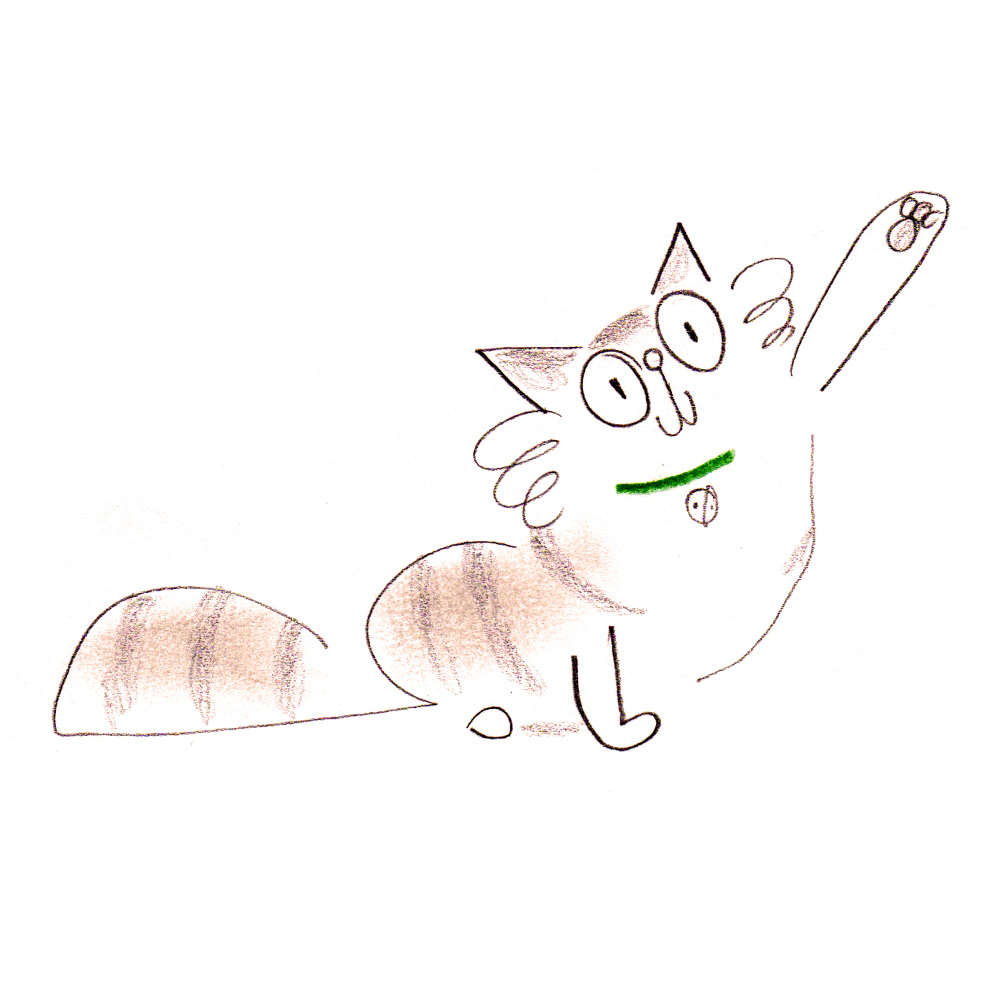 Top Dog Cool Cat - Fred Blunt Illustration