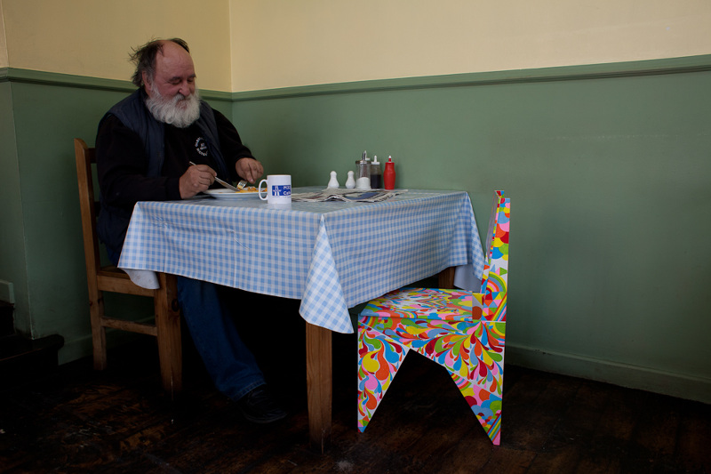 CHARLIE CROWTHER-SMITH CUSTOMISED CHAIR - www.annahiggie.co.uk