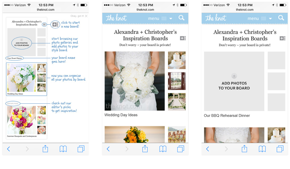 The Knot Inspiration Board - ASHLEY K. MIN