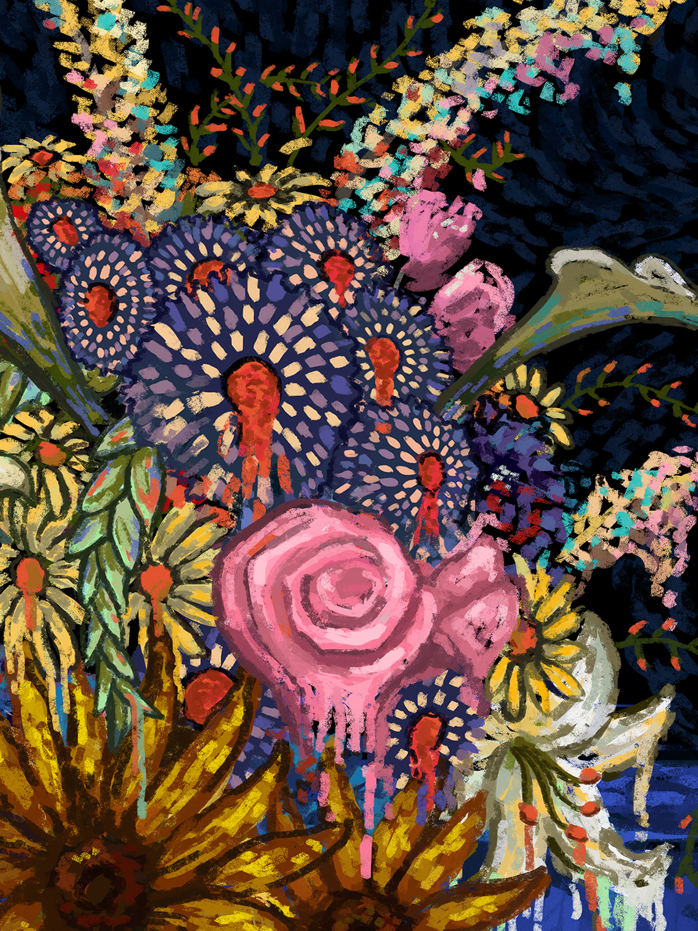 Flowers for Vincent - James R Eads Illustration & Design