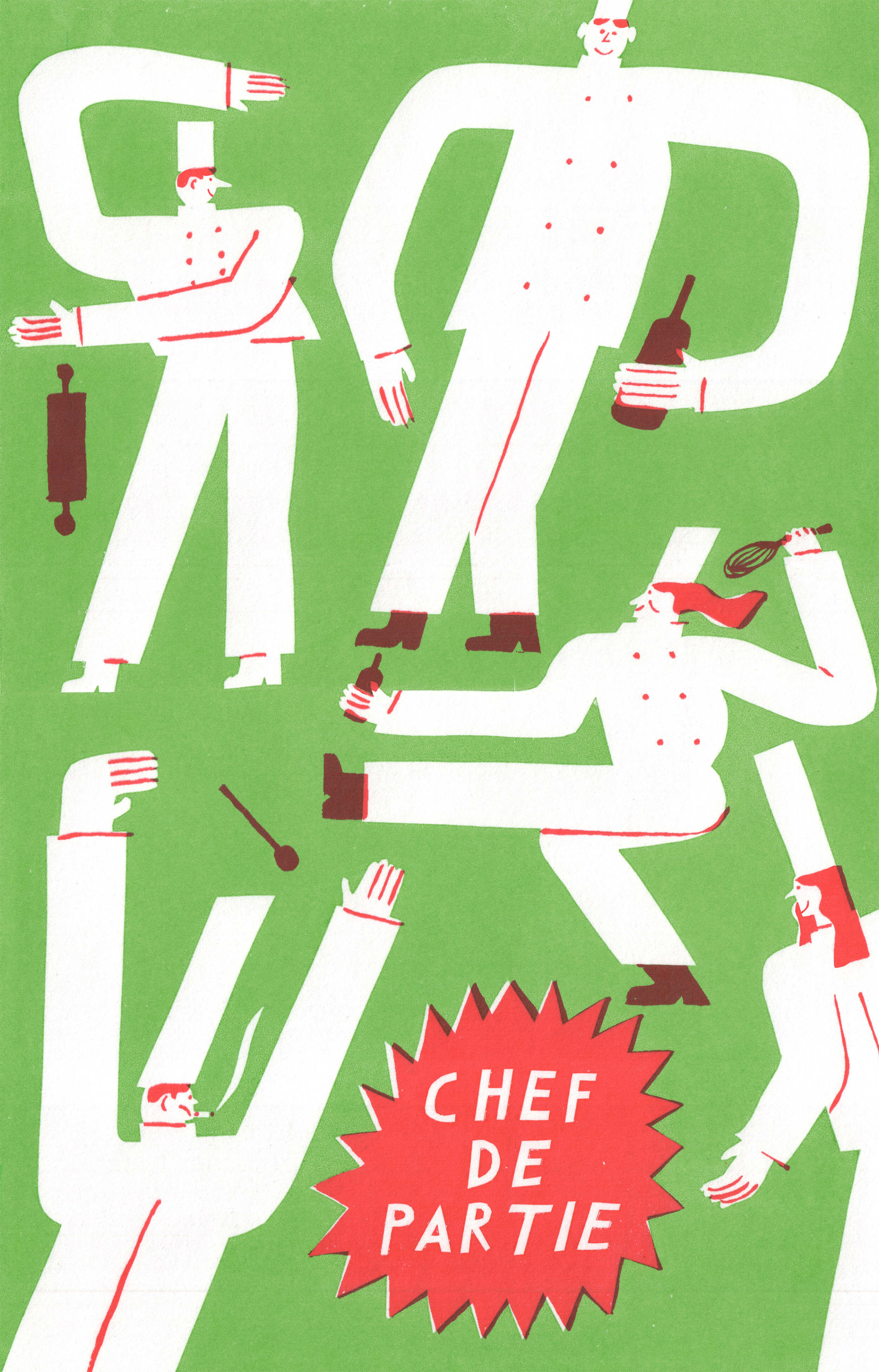 Chef De Partie - Max Machen Illustration
