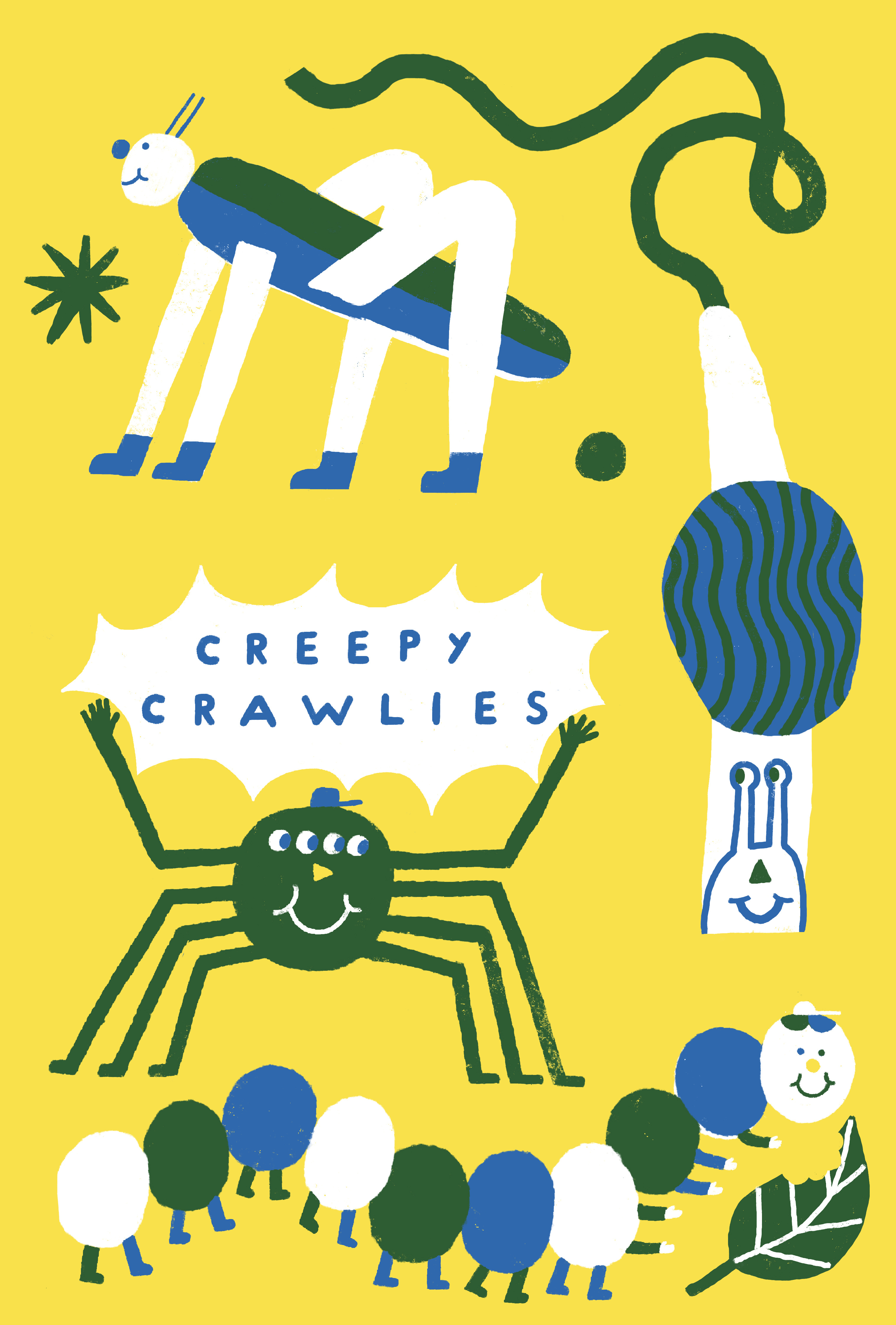 Creepy Crawlies - Max Machen Illustration