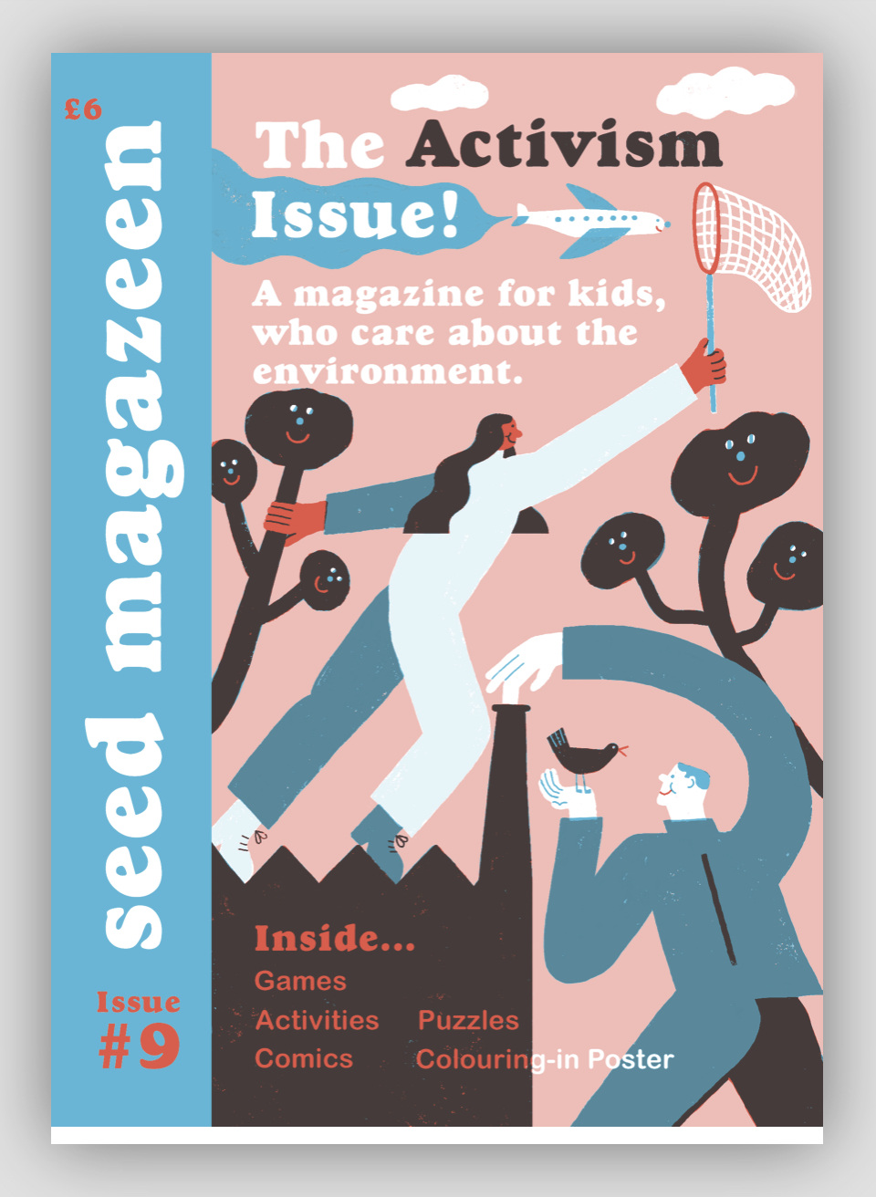 Seed Magazine - Max Machen Illustration