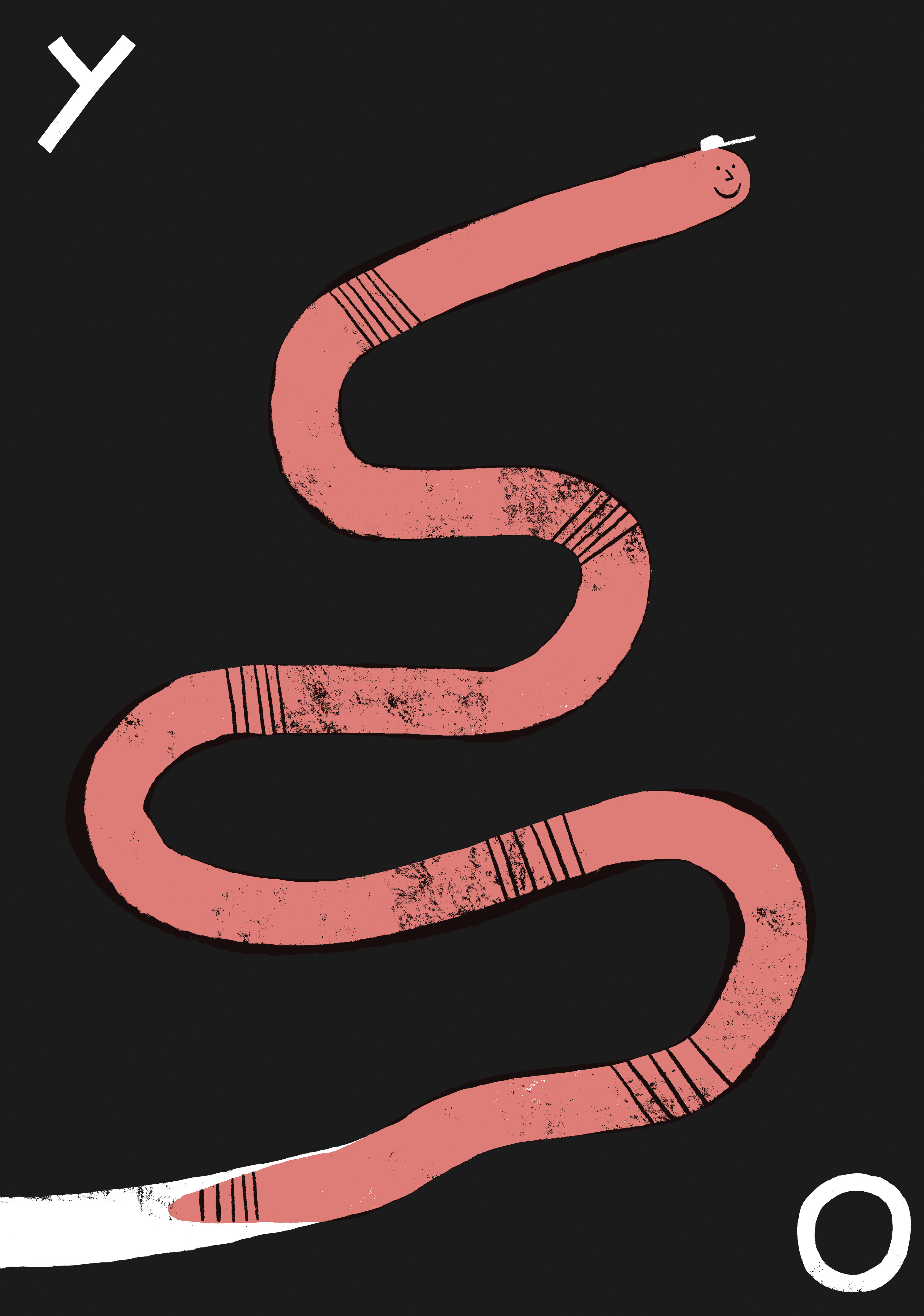 Cool Worm - Max Machen Illustration