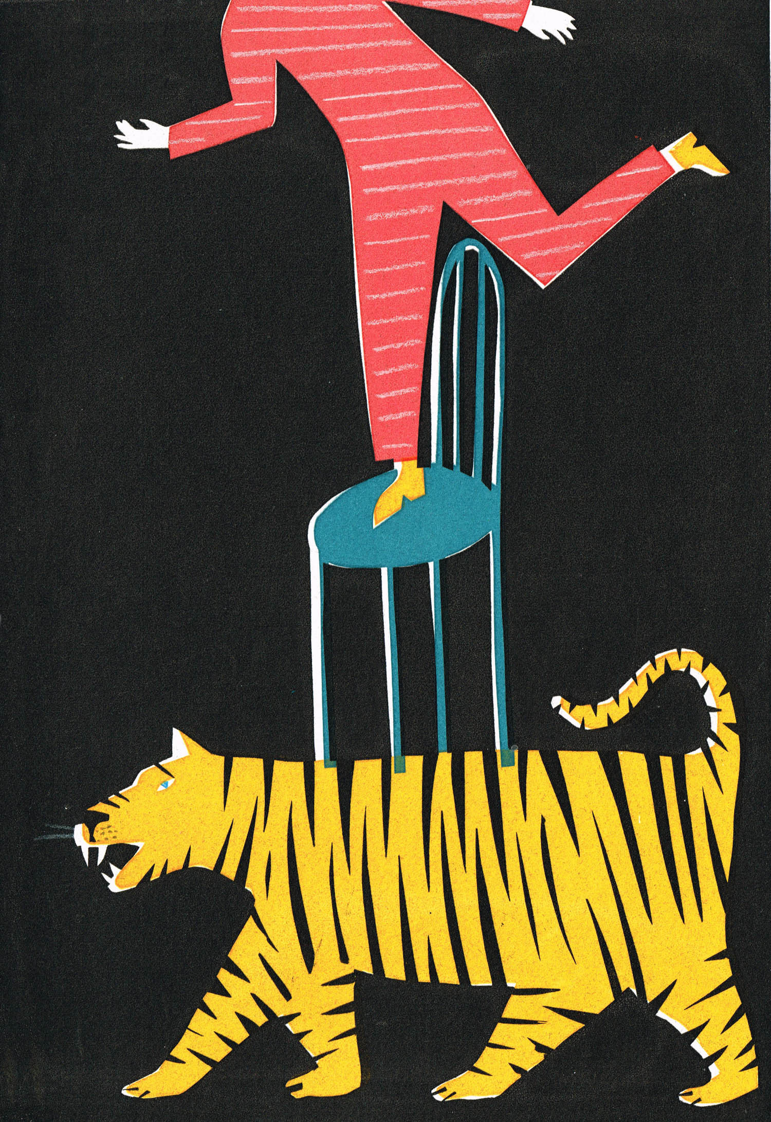 Circus Acrobato - Max Machen Illustration