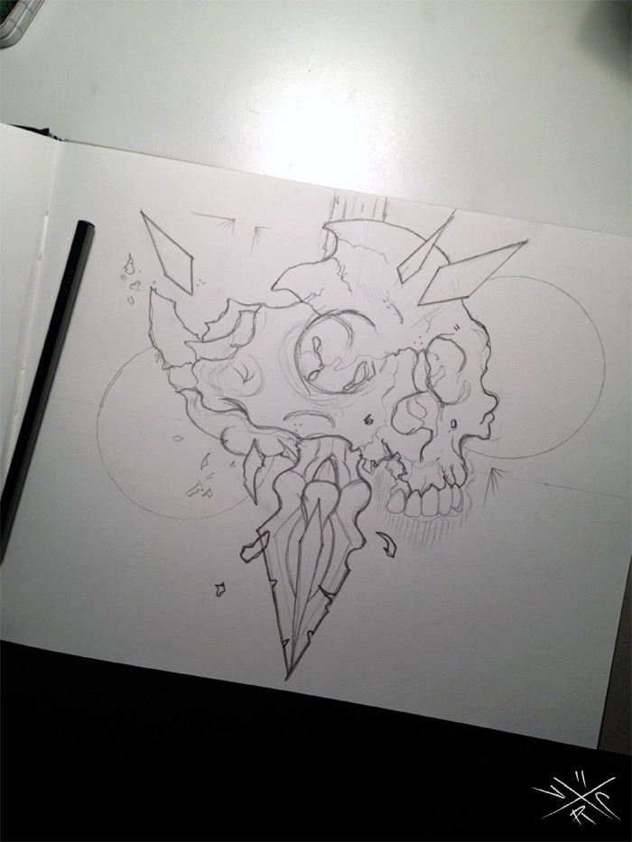 Smashed Skull - JRCDESIGN+