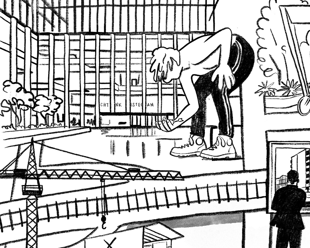 AMSTERDAM ZUIDAS - Illustrated map Zuidas - Monique Wijbrands ...