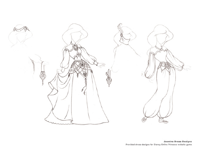 DISNEY PRINCESS - Stacey Aoyama Illustration