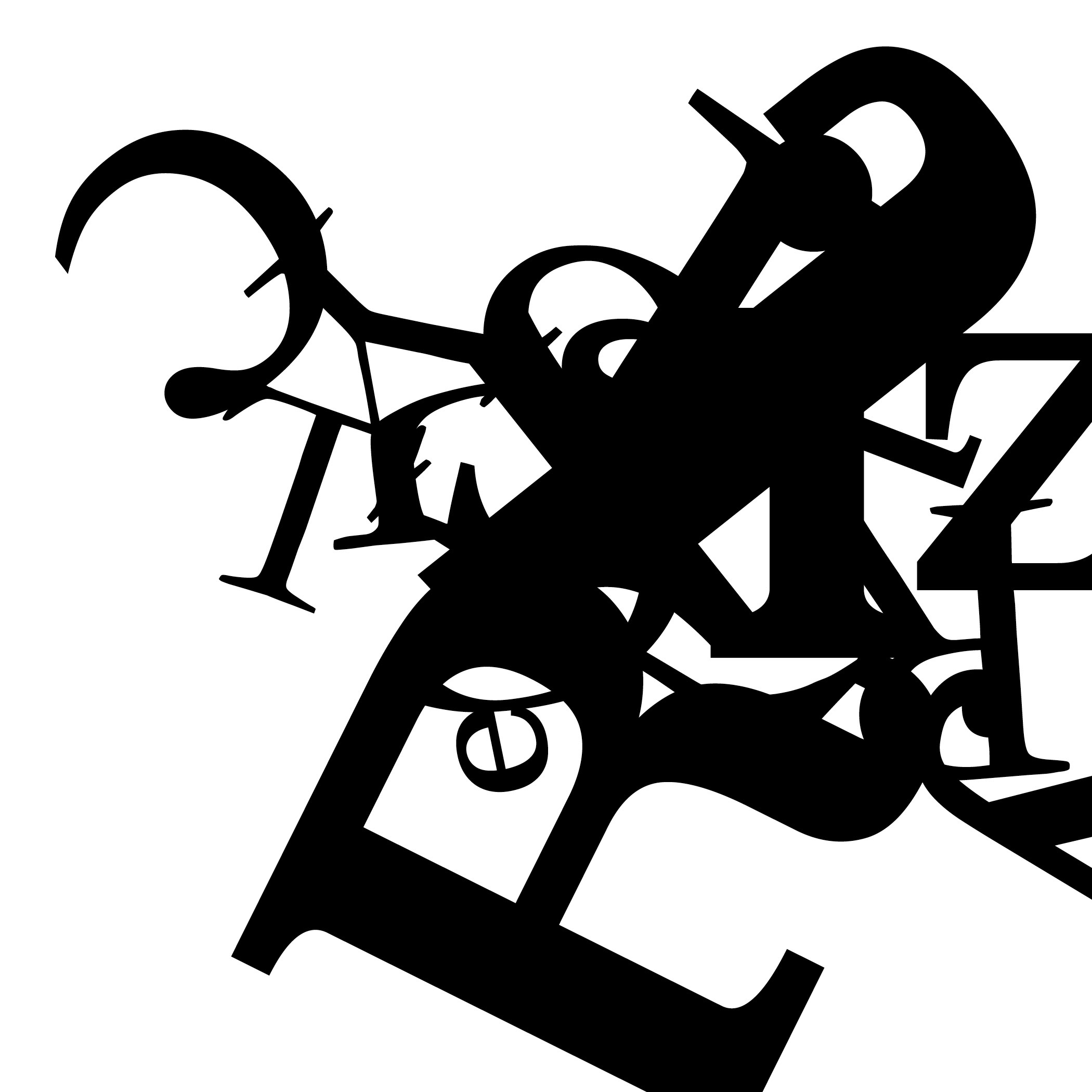 Abstract Typography - Melina Jimenez Design