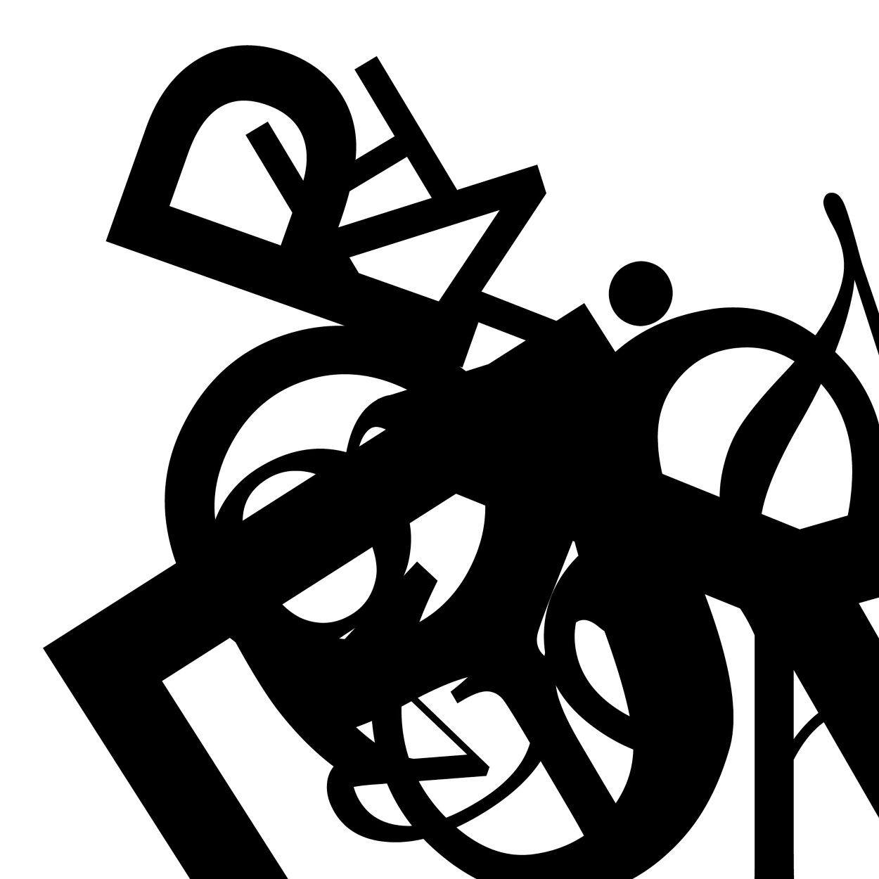 Abstract Typography - Melina Jimenez Design