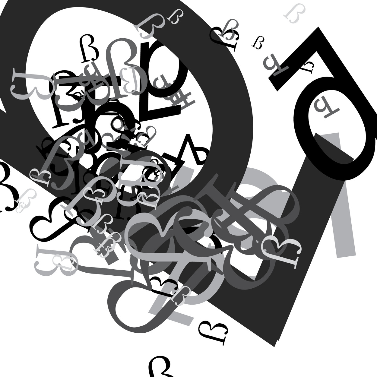 Abstract Typography - Melina Jimenez Design