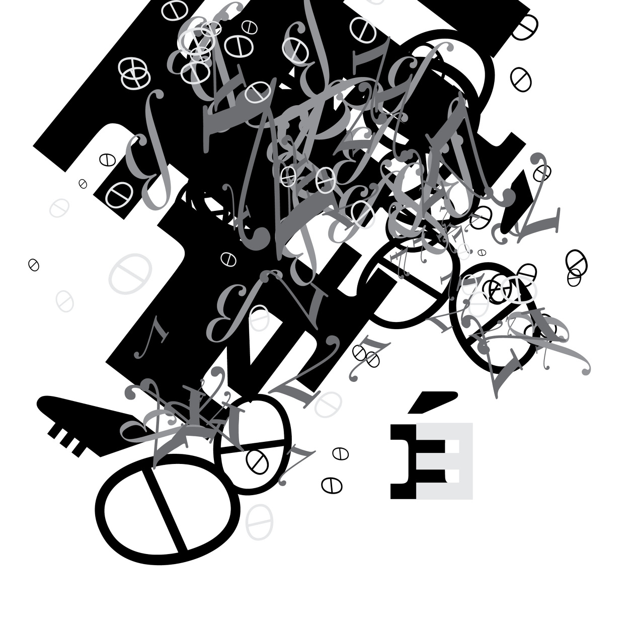 Abstract Typography - Melina Jimenez Design